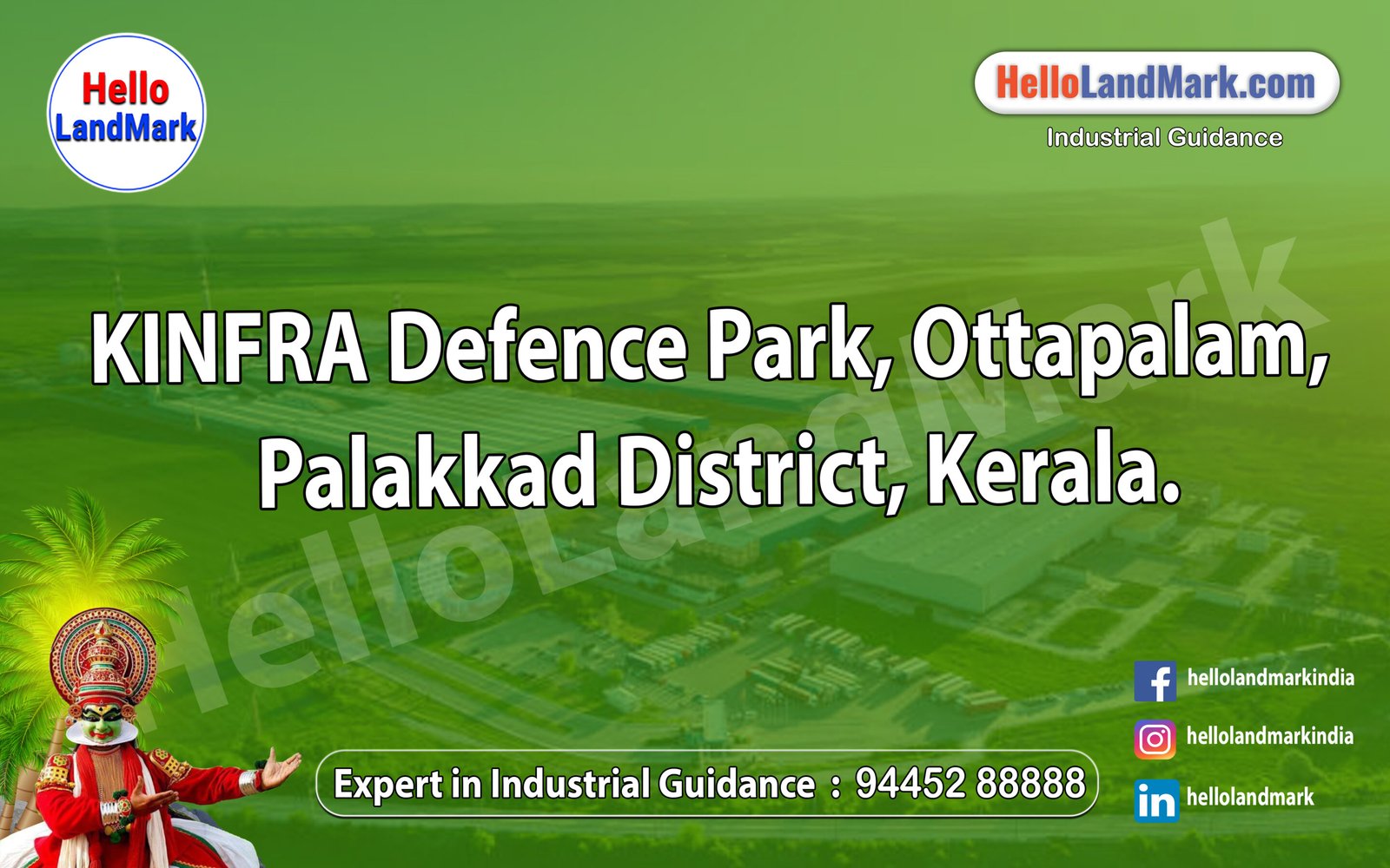 KINFRA Defence Park, Ottapalam, Palakkad District, Kerala | HelloLandMark