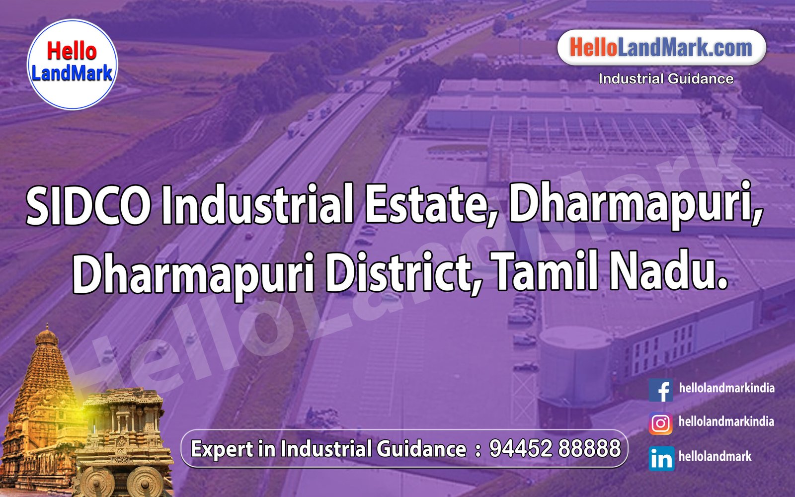 SIDCO Industrial Estate, Dharmapuri, Dharmapuri District, Tamil Nadu | HelloLandMark