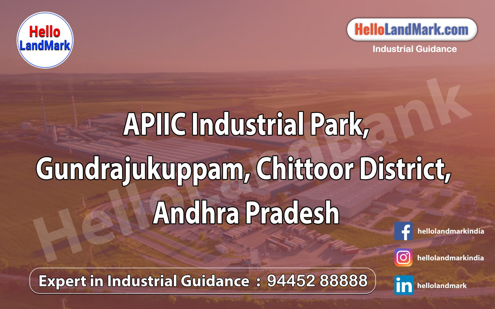 APIIC Industrial Park, Gundrajukuppam, Chittoor District, Andhra ...