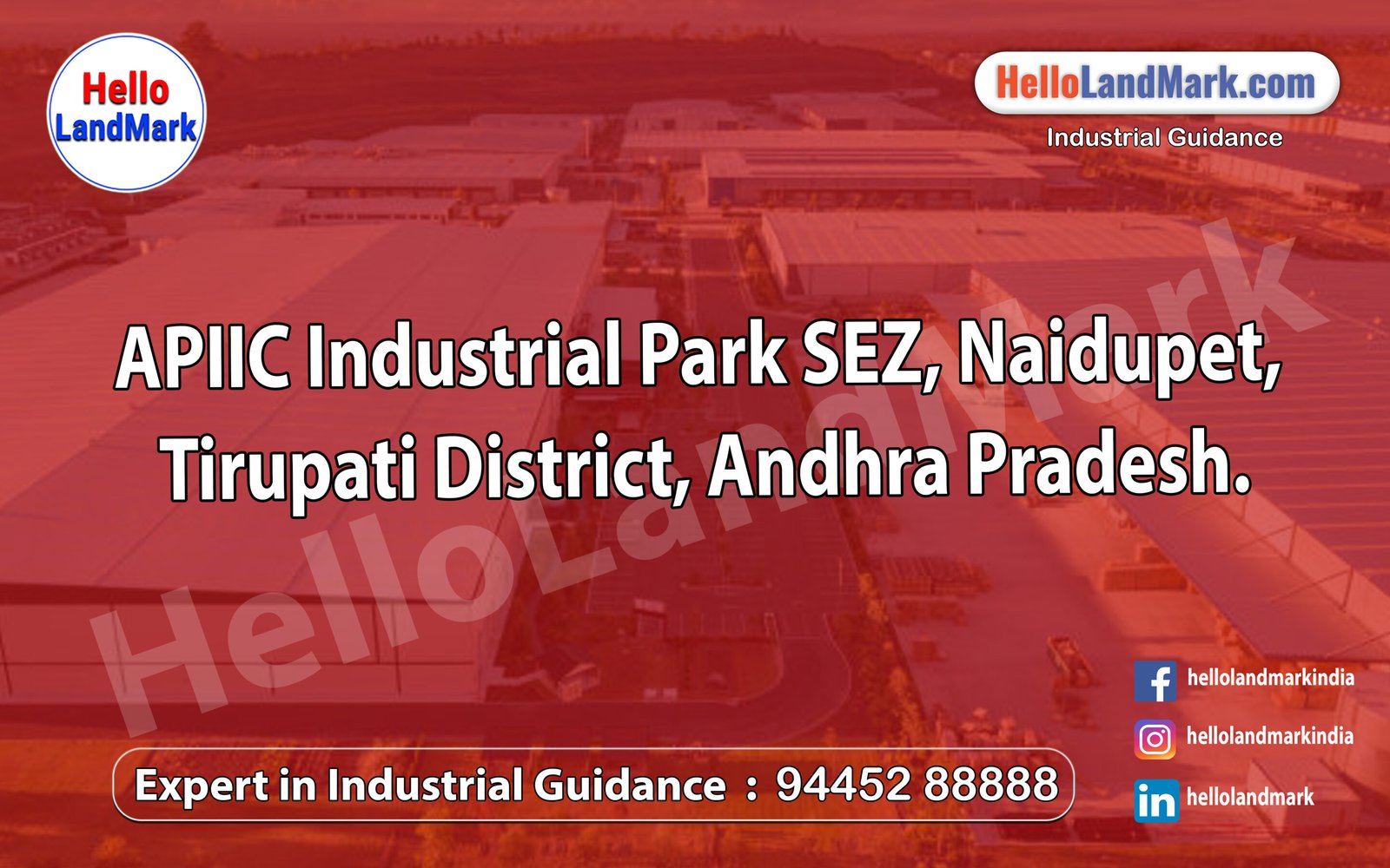APIIC Industrial Park SEZ, Naidupet, Tirupati District, Andhra Pradesh ...