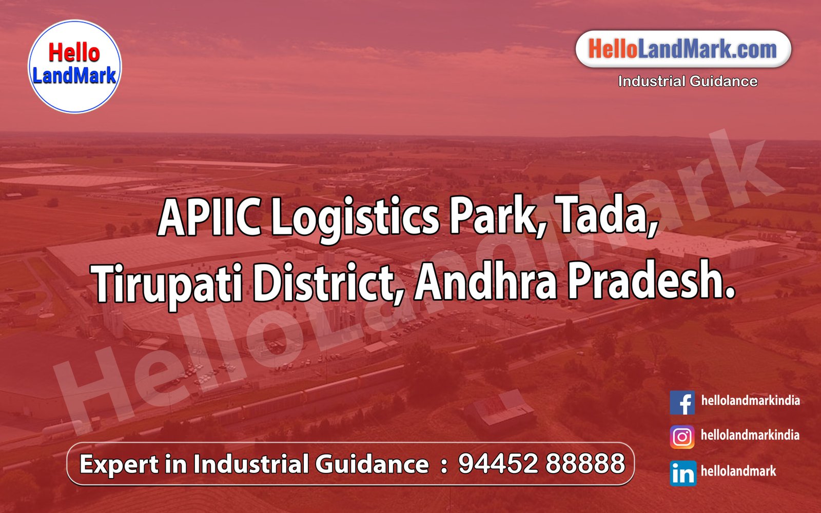 APIIC Logistics Park, Tada, Tirupati District, Andhra Pradesh ...