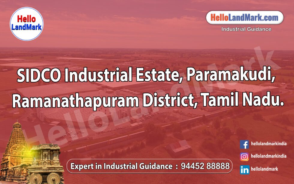 SIDCO Industrial Estate, Paramakudi, Ramanathapuram District, Tamil ...
