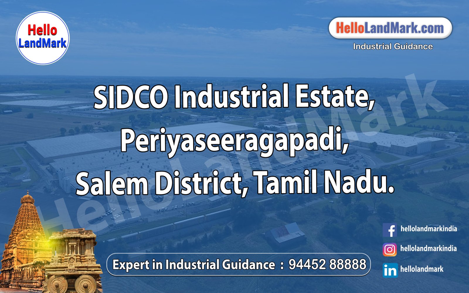 SIDCO Industrial Estate, Periyaseeragapadi, Salem District, Tamil Nadu ...