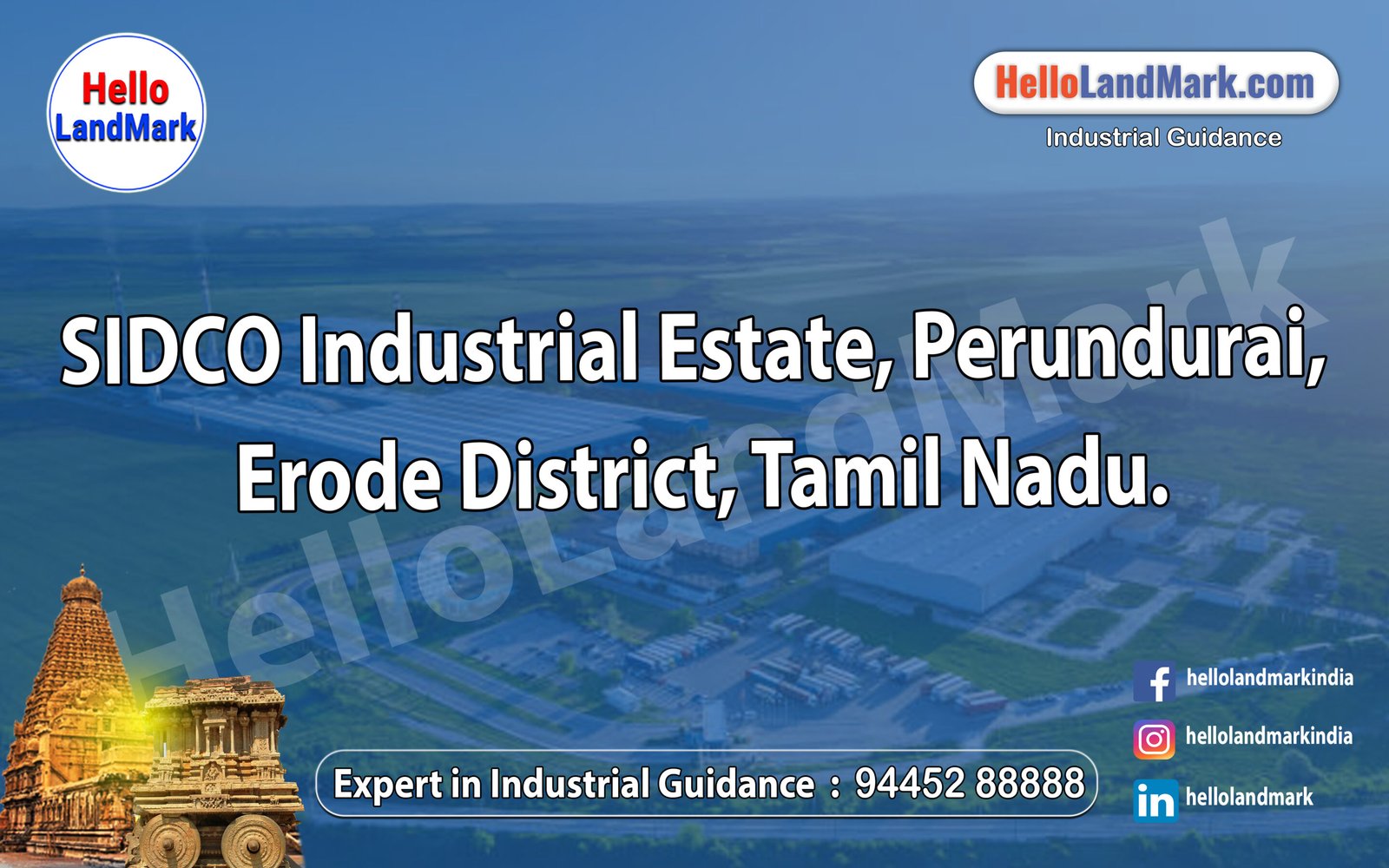 SIDCO Industrial Estate, Perundurai, Erode District, Tamil Nadu ...